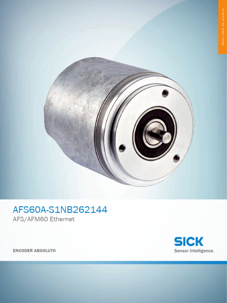 Encoder Absoluto AFS60A-S1NB262144 | PDF | Parafuso