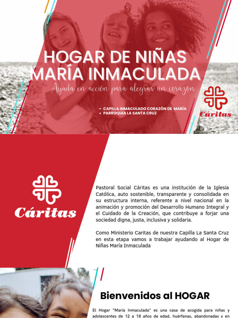 Ayuda Solidaria para Hogar de Niñas | PDF | Iglesia Católica | María ...