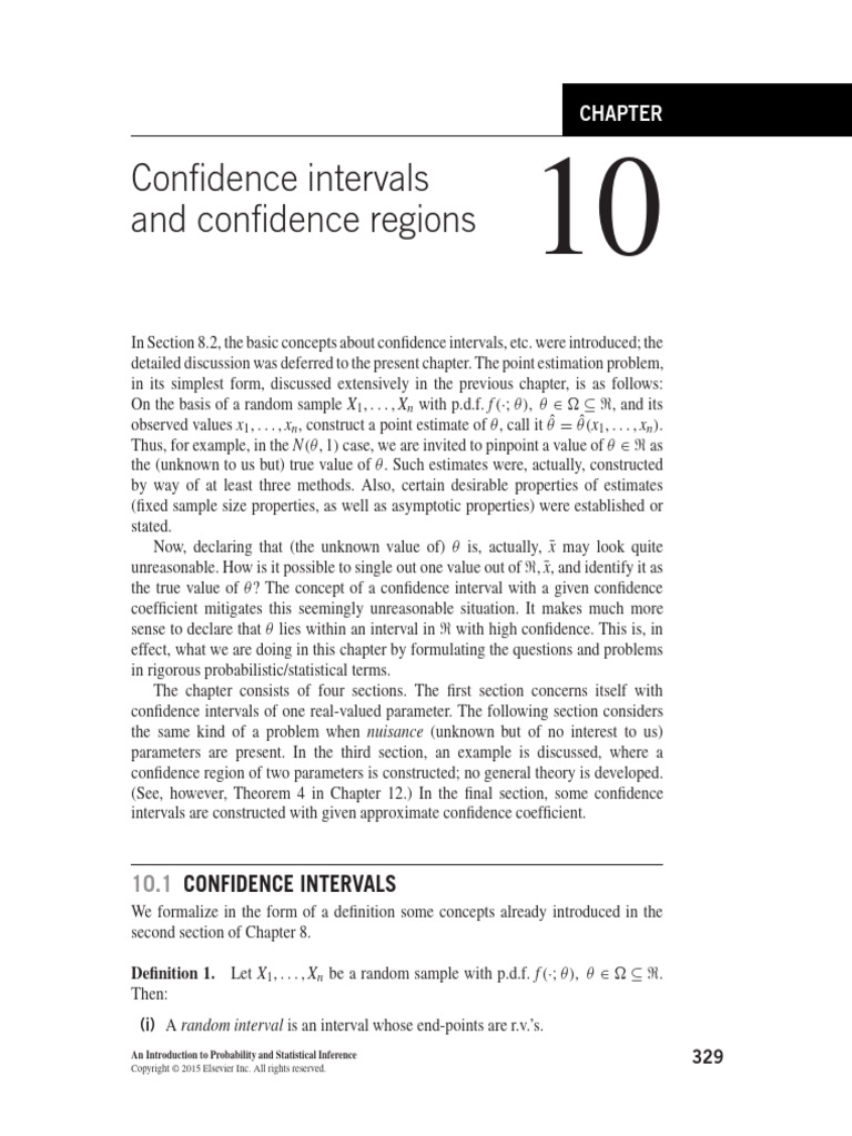Intervall De Confidence Pdf Confidence Interval Estimator