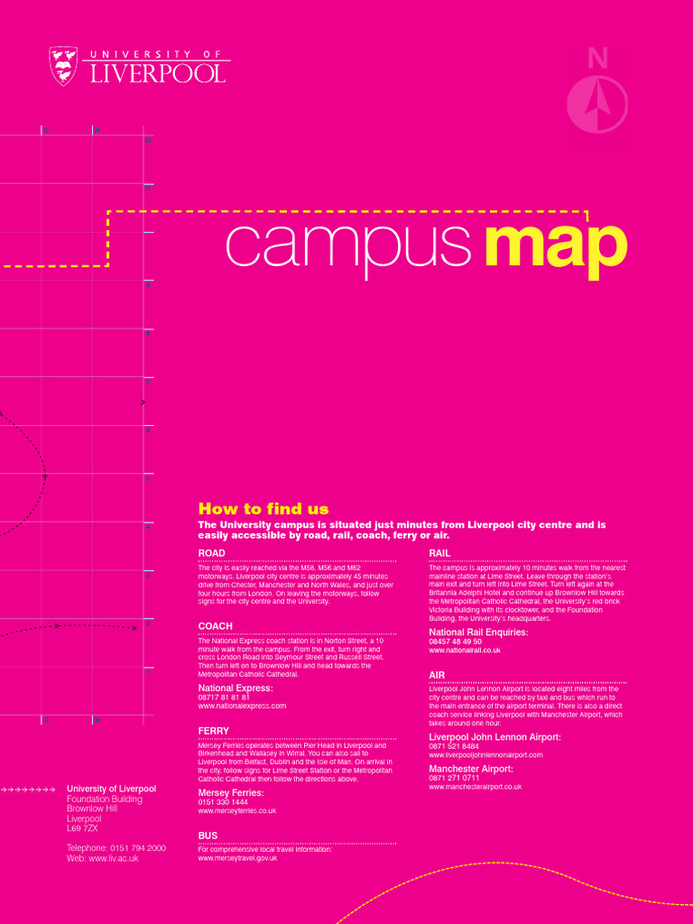 University of Liverpool Campus Map | PDF | Liverpool
