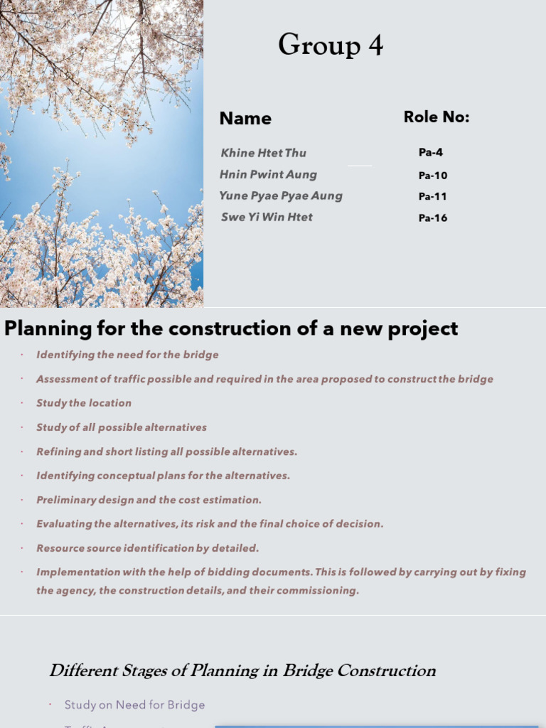 Bago River Bridge Construction Project (Group 4) | PDF | Heavy Equipment | Economies