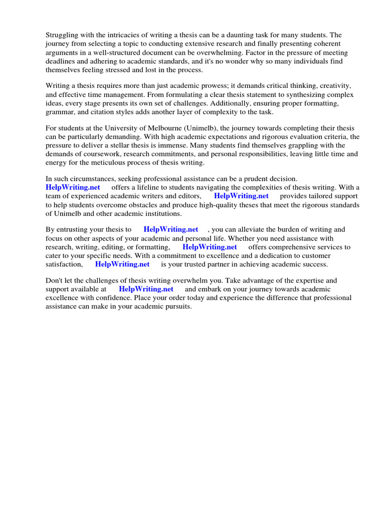 Unimelb Thesis Declaration | PDF | Thesis