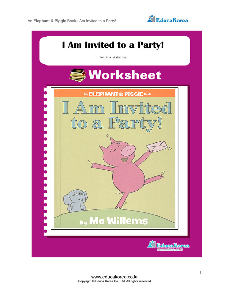 I Am Invited To A Party | PDF