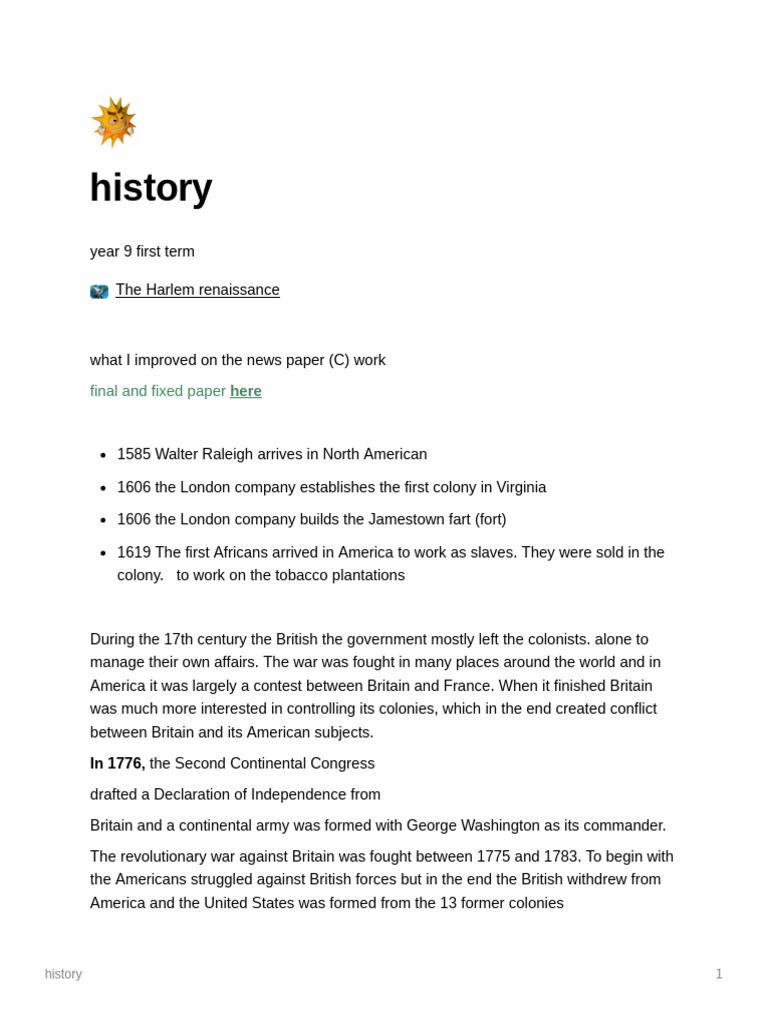 History | PDF