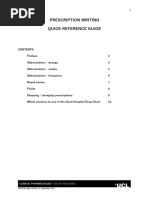 Quick Guide To Proscript | PDF | Dose (Biochemistry) | Chemistry