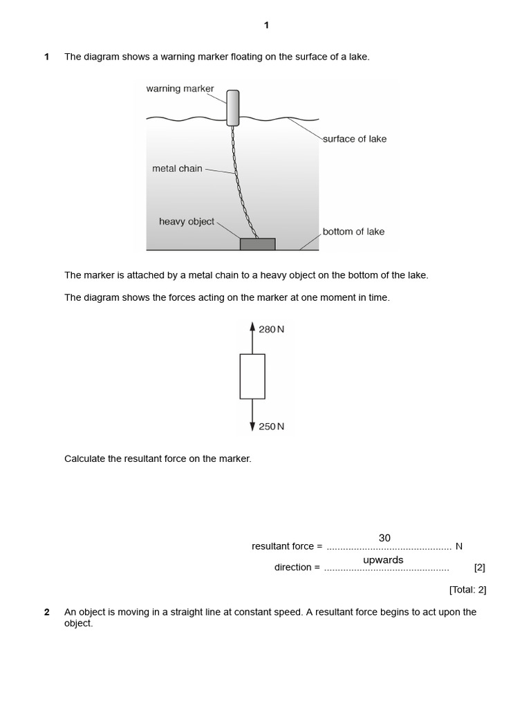 Forces Practice Pdf Force Parachuting