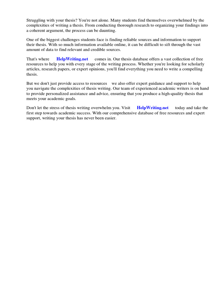 Thesis Database Free | PDF | Thesis | Databases