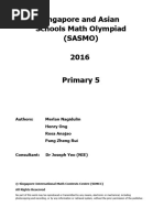 SASMO 2025 Math Olympiad Details | PDF | Mathematics