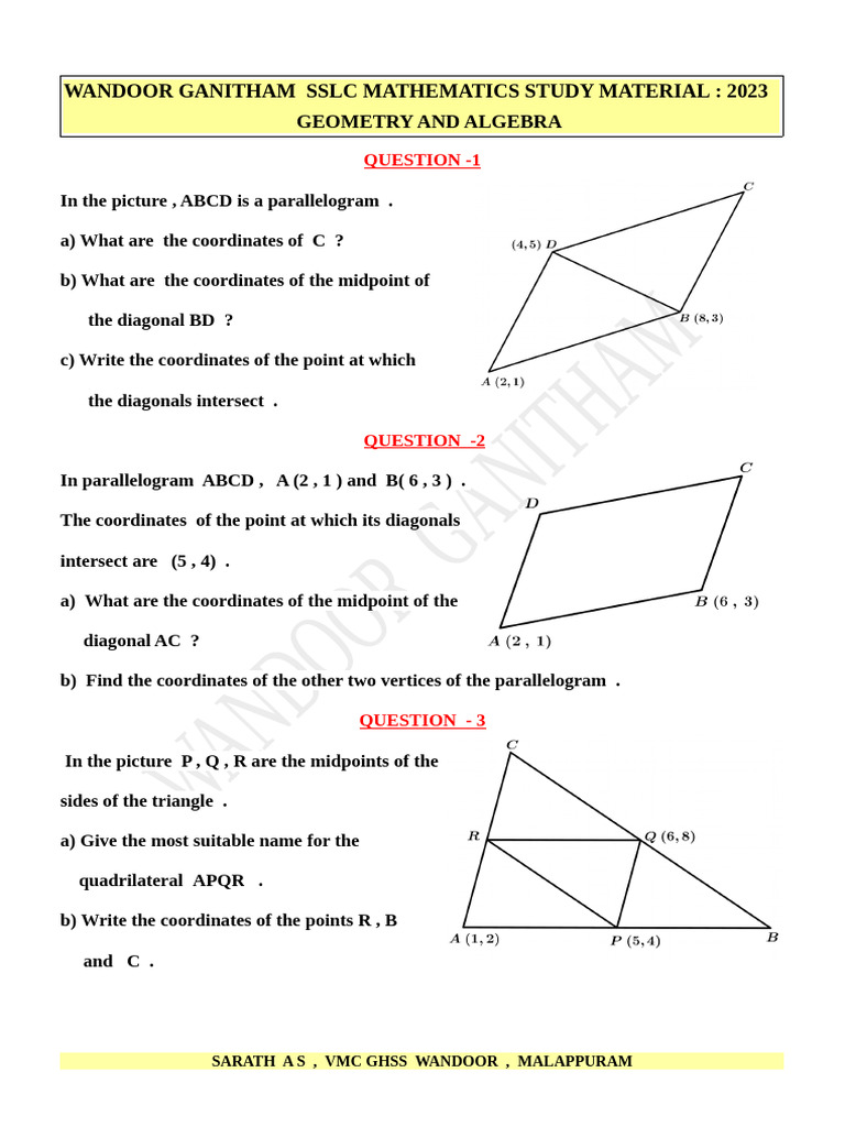Geometry and Algebra | PDF | Teaching Methods & Materials | Art