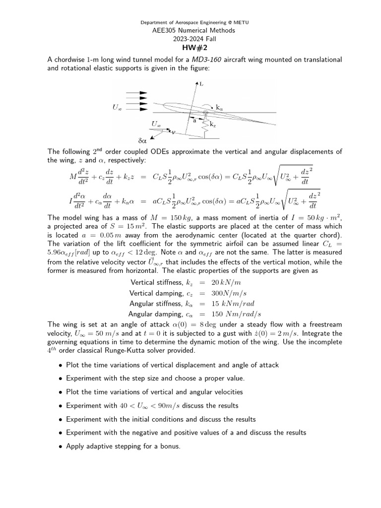 HW 2 | PDF | Fluid Dynamics | Dynamics (Mechanics)