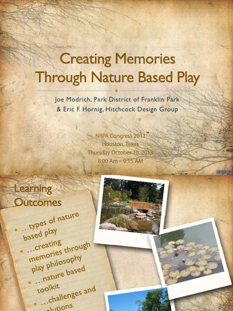 Nature-Based Play Strategies for Kids | PDF | Psychology | Behavioural ...