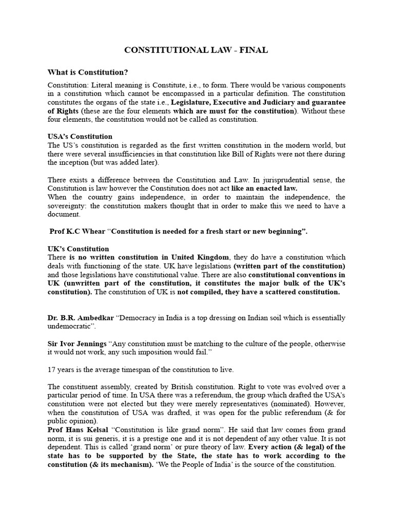 Constitutional Law | Download Free PDF | Constitutional Law | Political Law