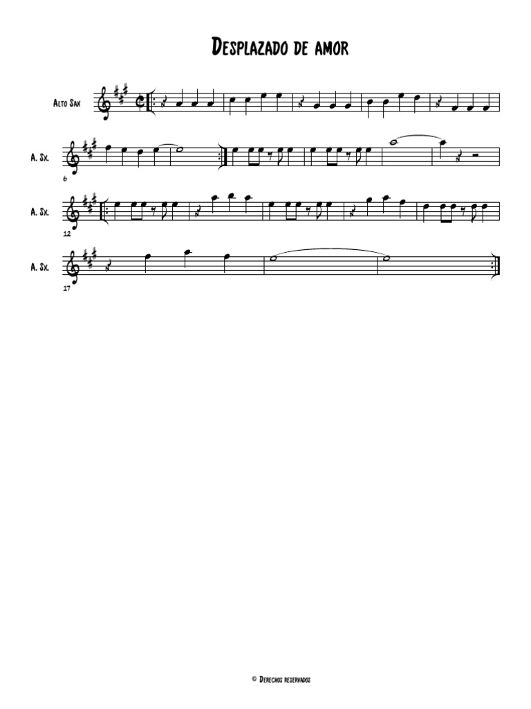 Desplazado de Amor | PDF