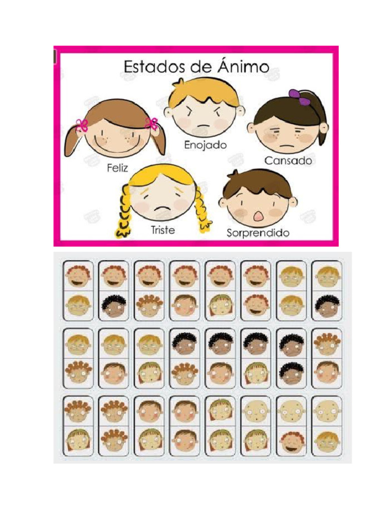 Estados de Ánimo para Niños | PDF
