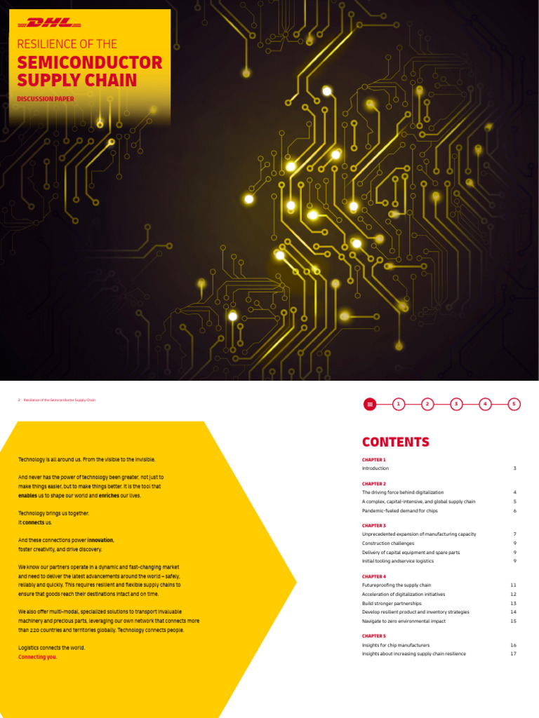 Glo Csi Dhl Resilience of the Semiconductor Supply Chain | PDF