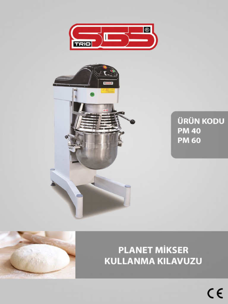 Planet Mixer Kullanma Kilavuzu | PDF
