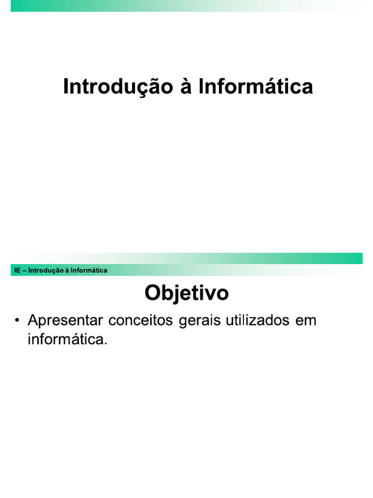 Introducao Informatica | PDF