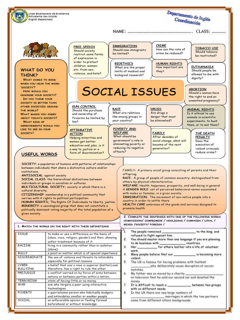 Social Issues | PDF | Society | Multiculturalism