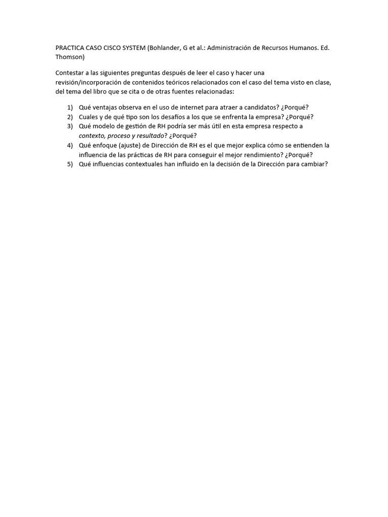 Practica Caso Cisco System 21 | PDF