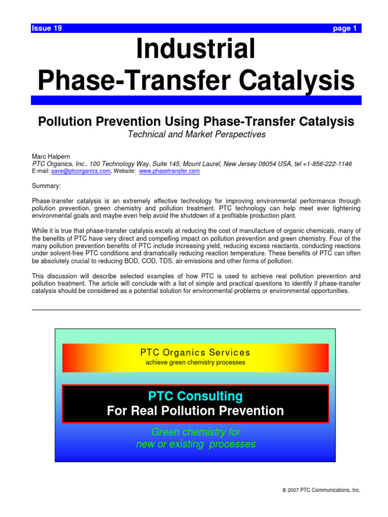 Effluent Treatment PTC | PDF | Chemical Reactions | Catalysis