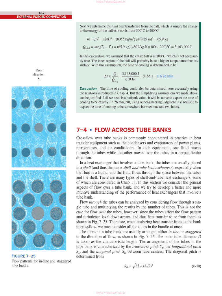 Crossflow Over Tube of Banks | PDF Crossflow Over Tube of Banks | PDF
