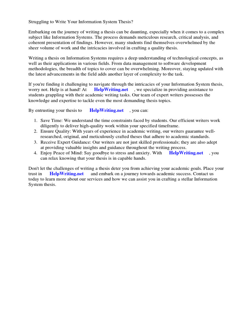 Sample Thesis Title For Information System | PDF | Thesis | Methodology