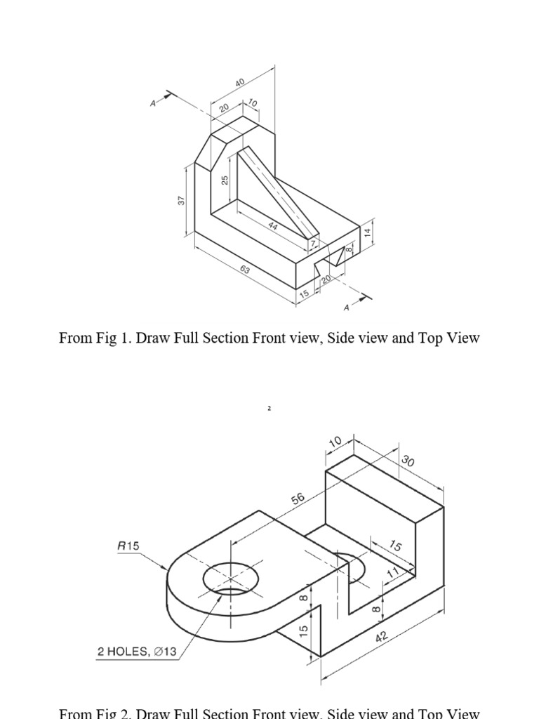 21 Orthographic Projection 72 | Download Free PDF | Technical Drawing ...