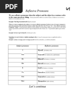 Spanish Pronouns Overview Chart | PDF | Grammatical Conjugation ...