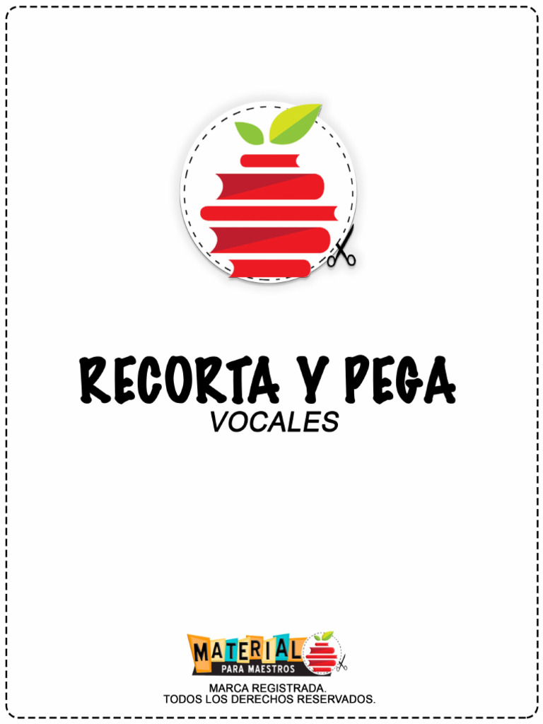 Recorta y Pega Vocales | PDF
