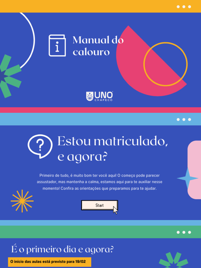 Manual Do Calouro 2024 | PDF | Autoajuda