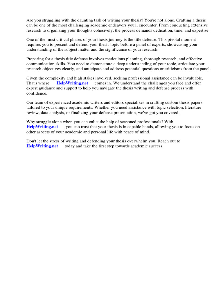 Thesis Title Defense Format | PDF | Thesis | Microsoft Power Point