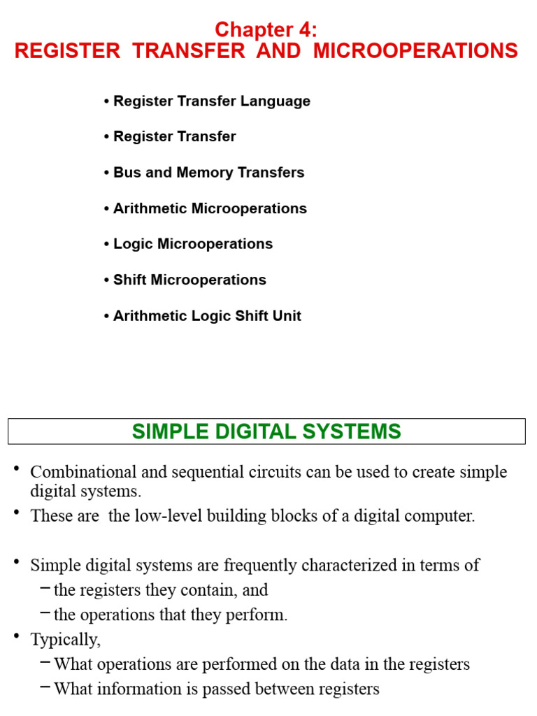 Chapter 4 | PDF | Computer Data Storage | Digital Electronics
