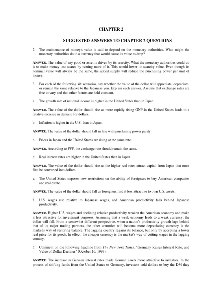 ch2 328 | PDF | Exchange Rate | Inflation