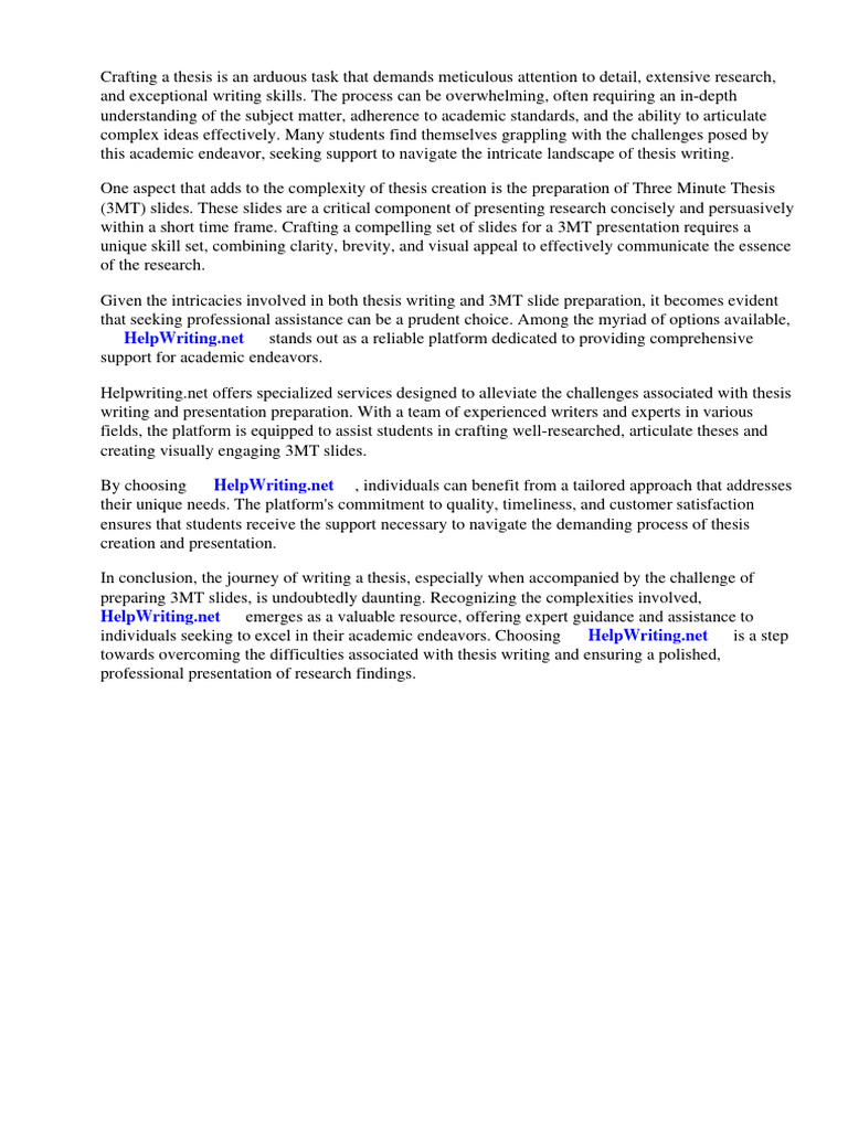 Three Minute Thesis Slides | PDF | Thesis | Artificial Intelligence