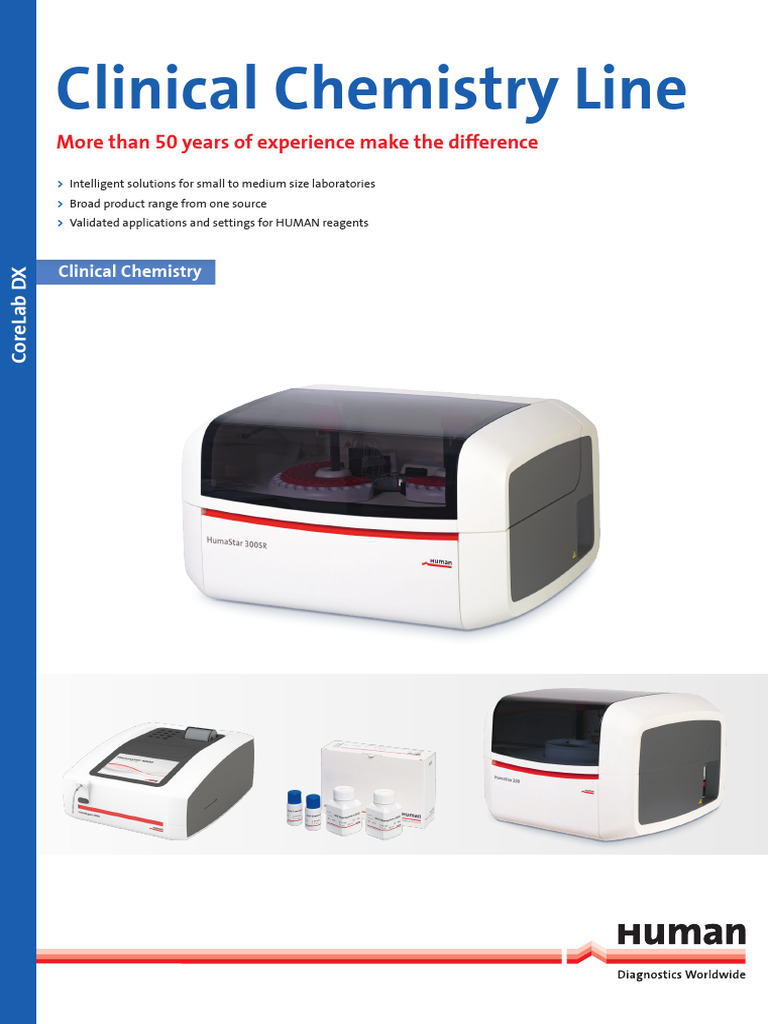 Flyer ClinicalChemistryLine | PDF | Touchscreen | Assay