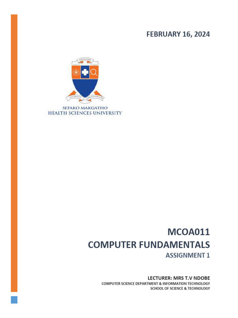Computer Fundamentals Assignment 1 | PDF | Numbers | Decimal