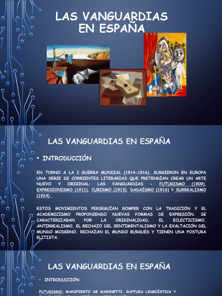 Las Vanguardias en España | PDF | Vanguardia | Surrealismo