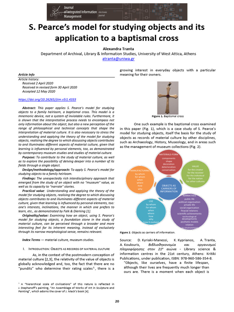 JIIM Tranta Baptismal Cross | PDF