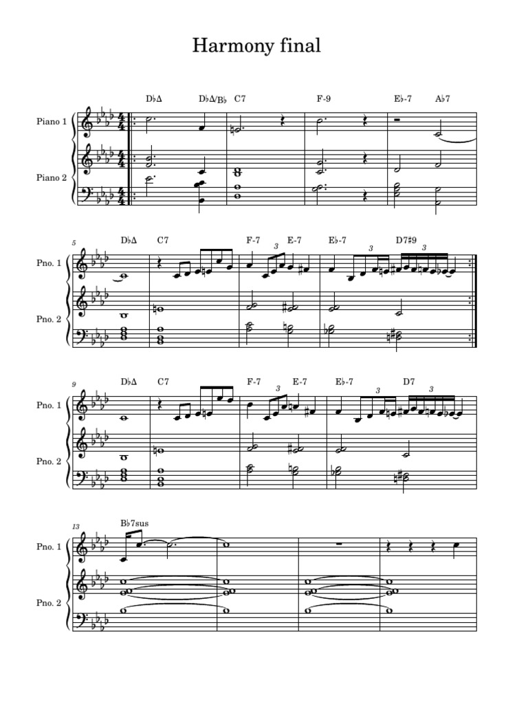 Harmony - Final Updated | PDF