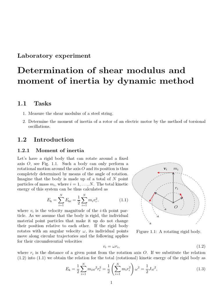 Shear Modulus | PDF | Rotation Around A Fixed Axis | Stress (Mechanics)