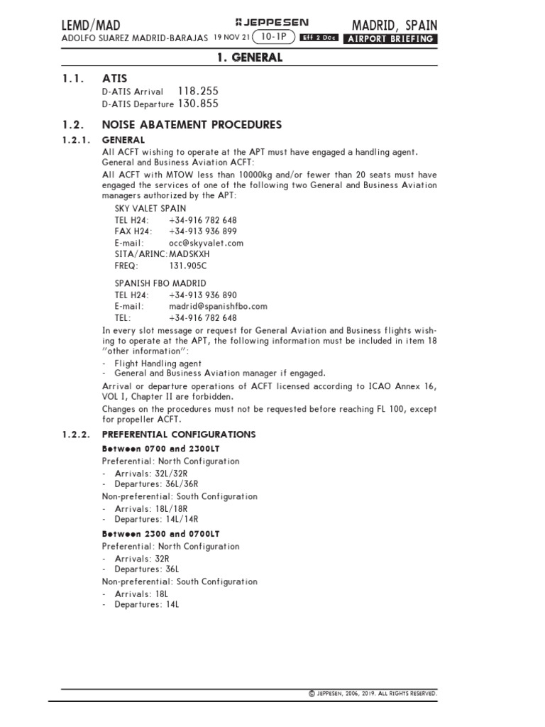 Madrid, Spain | PDF | Air Traffic Control | Instrument Flight Rules