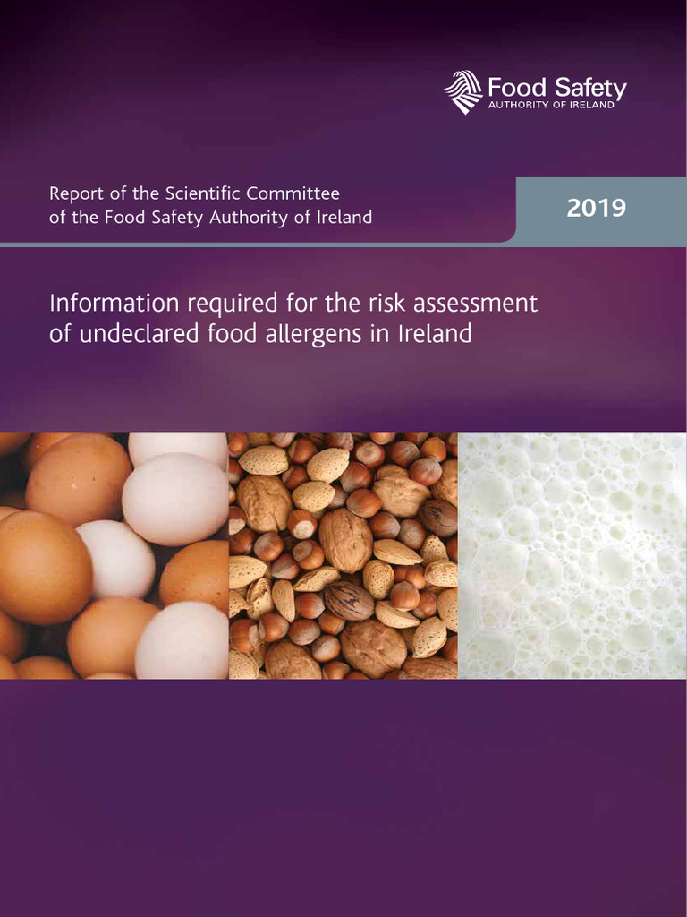 8793 - FSAI Risk Assessment Allergens in Food Scientific Report ...