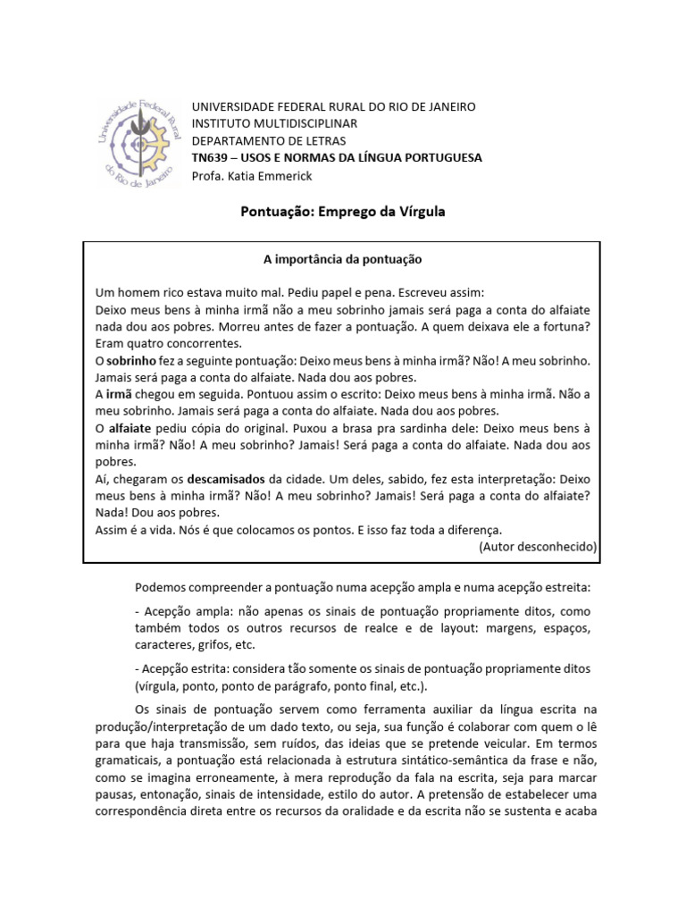 Emprego Da Vã - Rgula | PDF