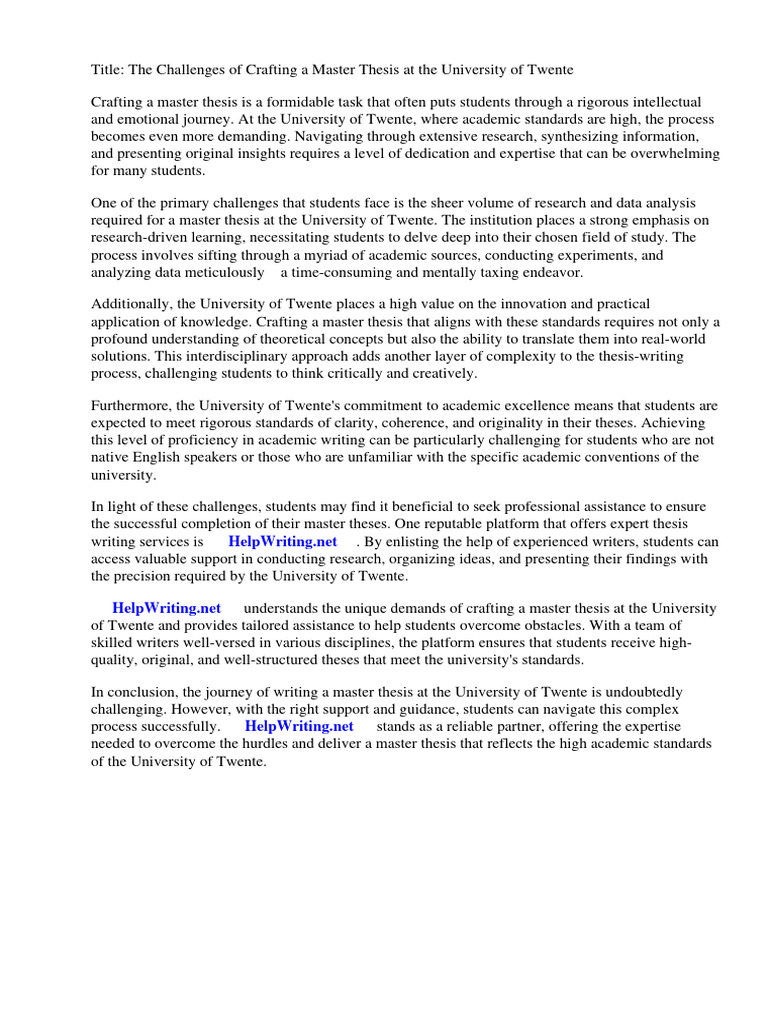 Master Thesis University of Twente | PDF | Thesis | Information Security