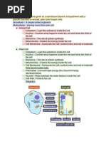 Parts of A Cell Cut and Stick Worksheet | PDF | Cell (Biology) | Cytoplasm