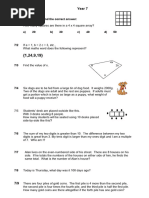 Year 6 Mathex Questions and Answers | PDF | Teaching Methods & Materials