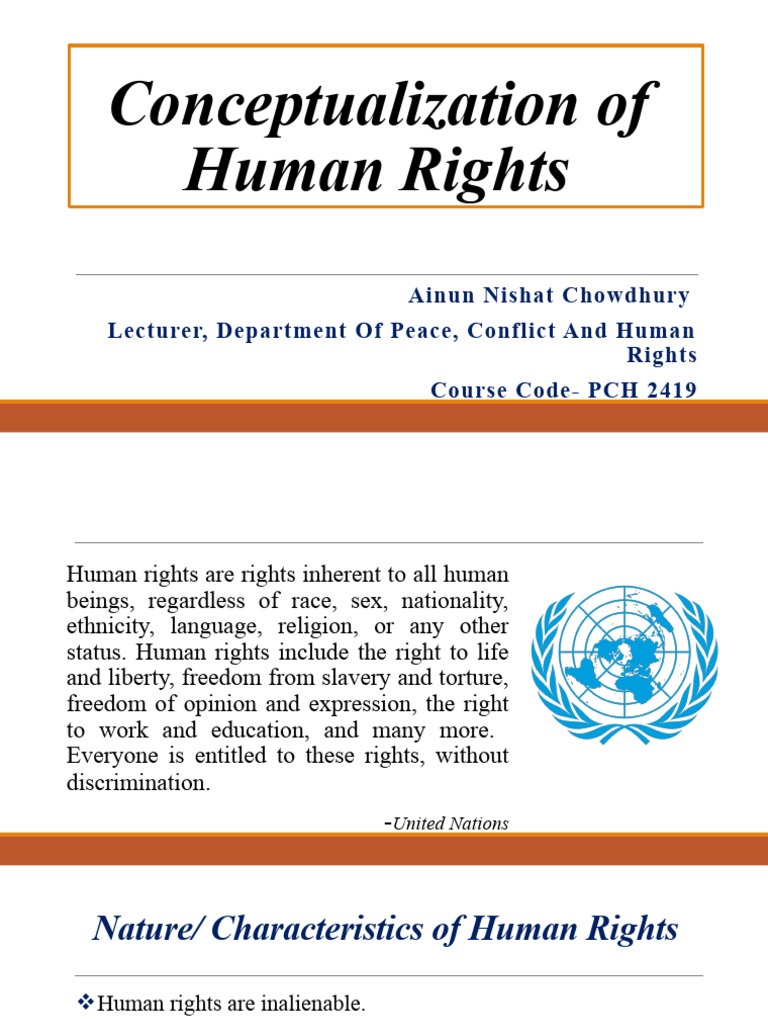 Overview of Human Rights Concepts | PDF