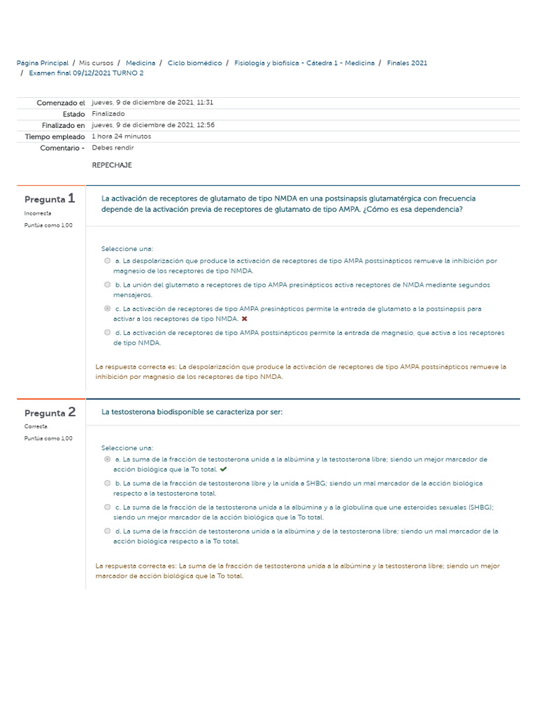 SIMULACRO 7 - Final 0.0 | PDF | Receptor Nmda | Potencial de acción