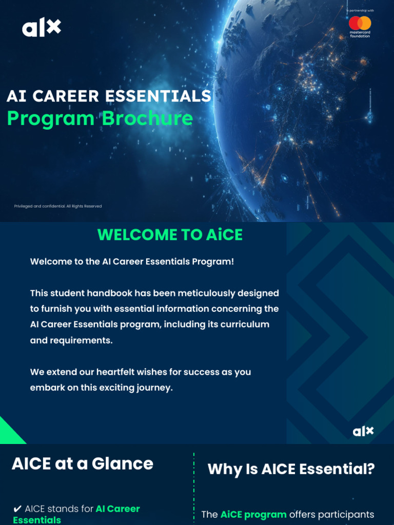 AICE C2 Program Brochure | PDF | Artificial Intelligence | Intelligence ...
