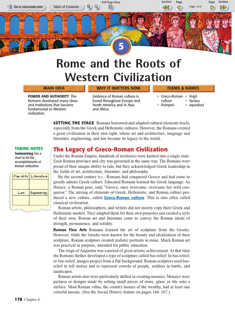 Rome and Western Civilization | PDF | Roman Empire | Epic Poetry